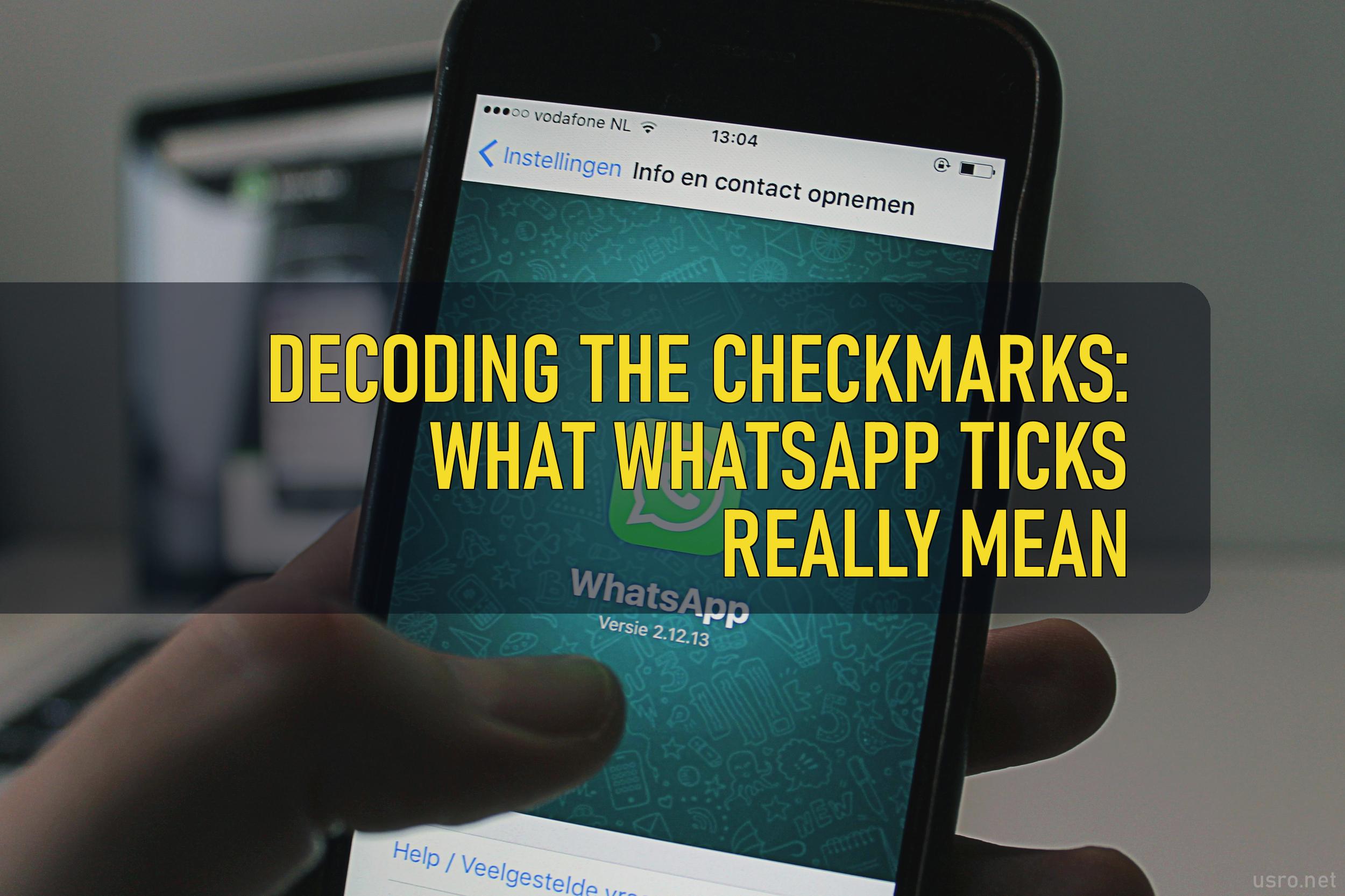 Decoding the Checkmarks: What WhatsApp Ticks Really Mean – Ultimate ...
