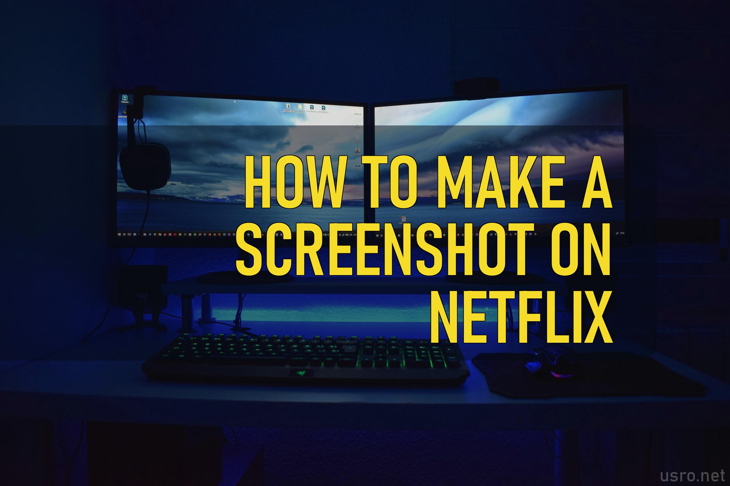How to Make a Screenshot on Netflix – Ultimate Systems Blog